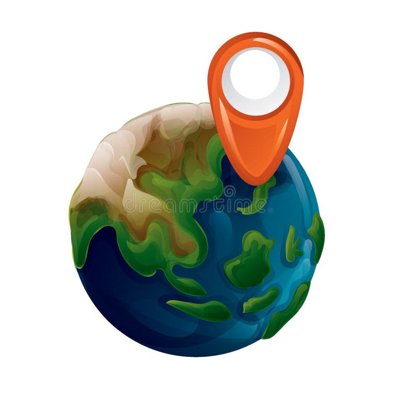 World Map Globes Continents Navigation Icons Illustration Stock Illustrations – 12 World Map ...