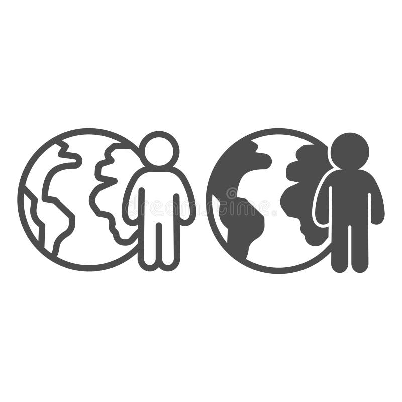 Earth Man Line Stock Illustrations – 6,761 Earth Man Line Stock ...