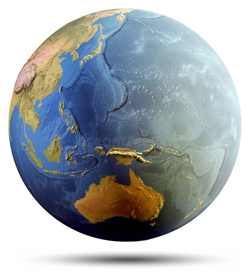 Planet Earth map stock illustration. Illustration of shadow - 152140486