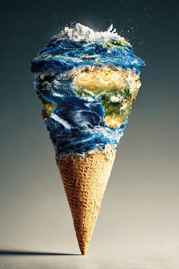 156 Ice Cream Planet Earth Globe Stock Photos - Free & Royalty-Free ...