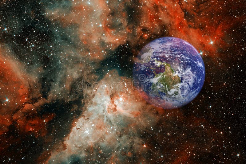 Planet Earth in Outer Space. Elements of this Image Furnished by NASA ...