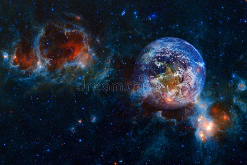 Planet Earth in Outer Space. Elements of this Image Furnished by NASA ...