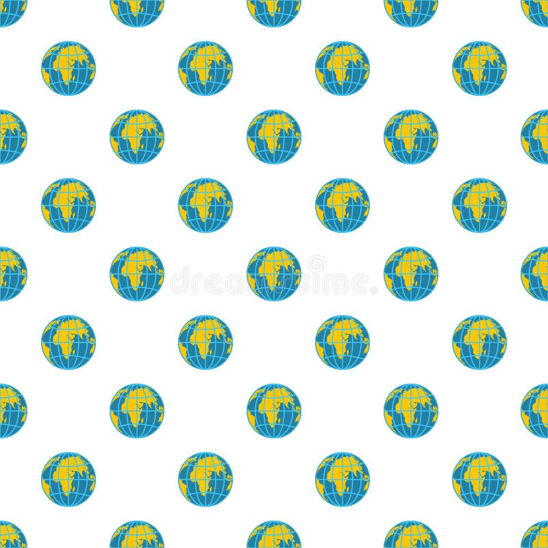 Planet Earth Pattern Seamless Stock Vector - Illustration of europe ...