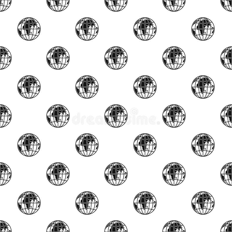 Planet Earth Pattern Seamless Vector Stock Vector - Illustration of ...