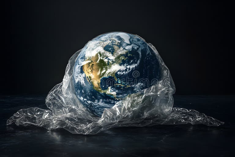 Planet Earth in a Plastic Garbage Bag, World Environment Day, Ending ...