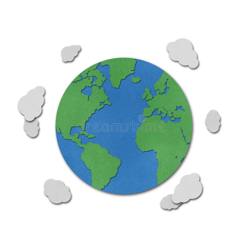 Planet earth cartoon. stock vector. Illustration of hand - 27032442