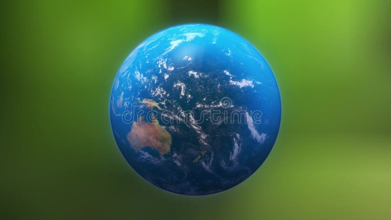 Earth Planet Rotating in Loop Stock Video - Video of america, continent ...