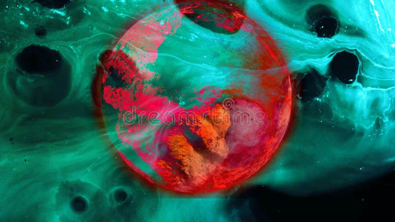 Planet Earth. a Shot from Outer Space Stock Illustration - Illustration ...