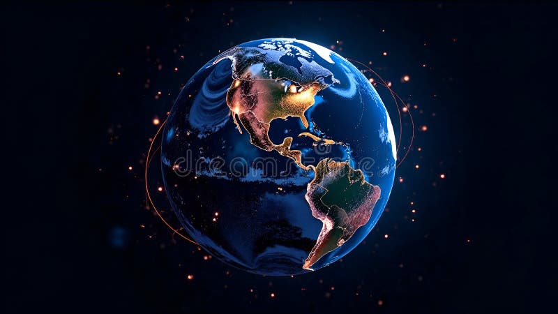 Planet Earth is Shrouded in a Web of Virtual Connections, Technologies ...