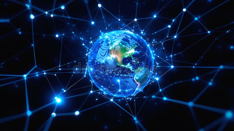 Planet Earth is Shrouded in a Web of Virtual Connections, Technologies ...