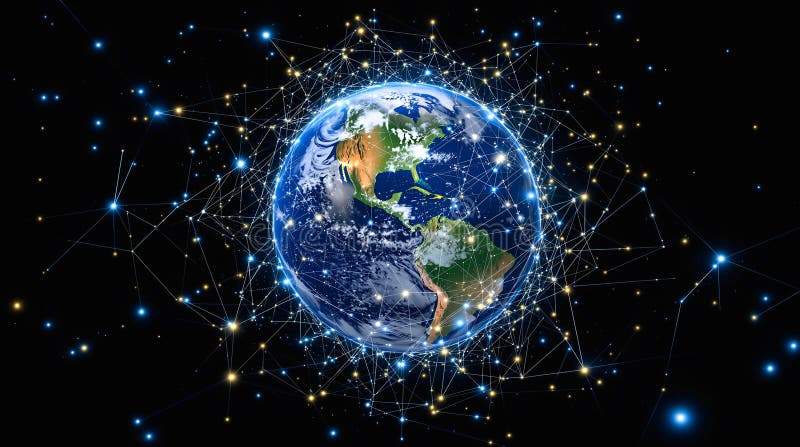 Planet Earth is Shrouded in a Web of Virtual Connections, Technologies ...