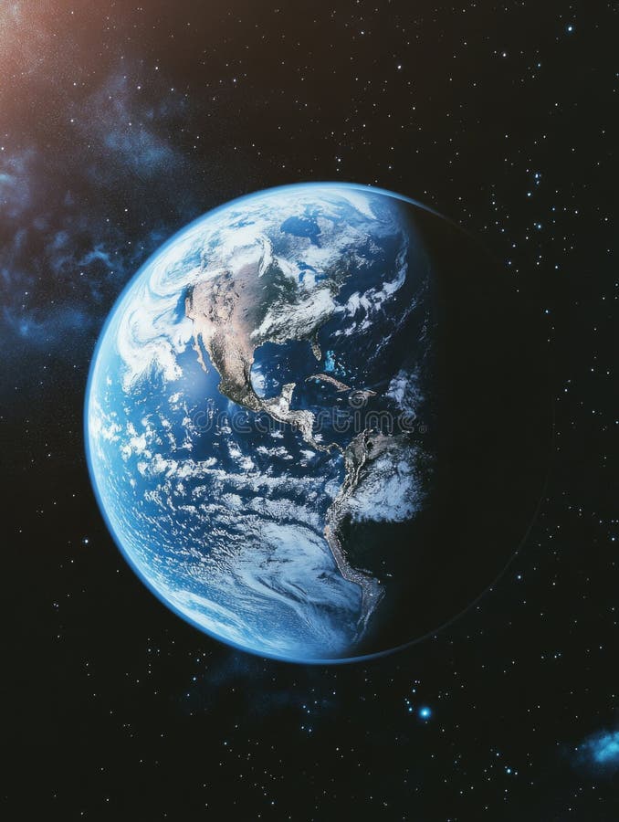 Planet Earth from Space stock photo. Image of orbital - 359902316