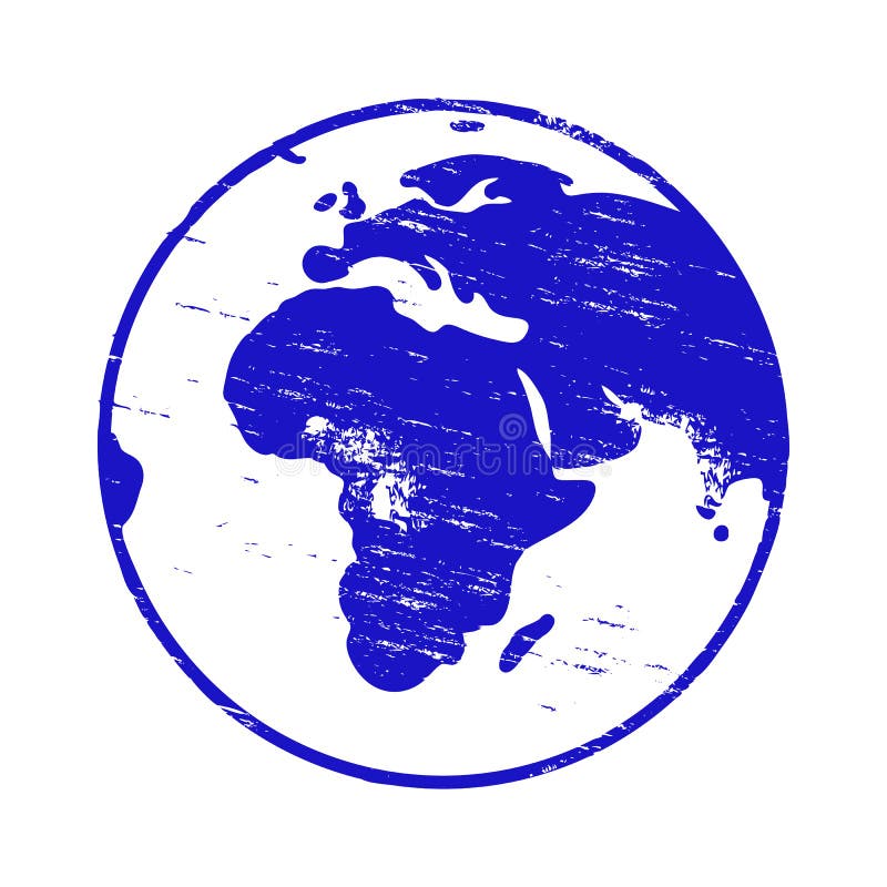 Earth day stamp stock vector. Illustration of symbol - 17310551