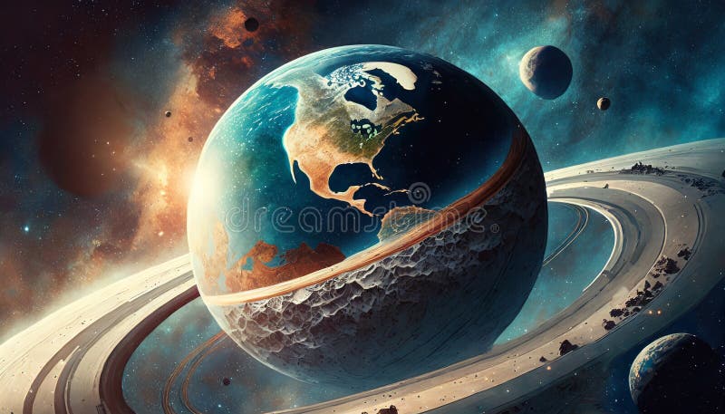 Planet earth stock illustration. Illustration of earth - 307680808