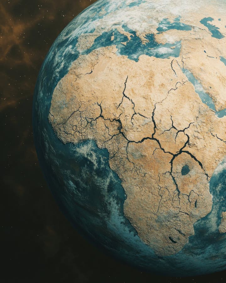 Planet Earth View from Space: Volcanic Activity in Indonesia Stock ...