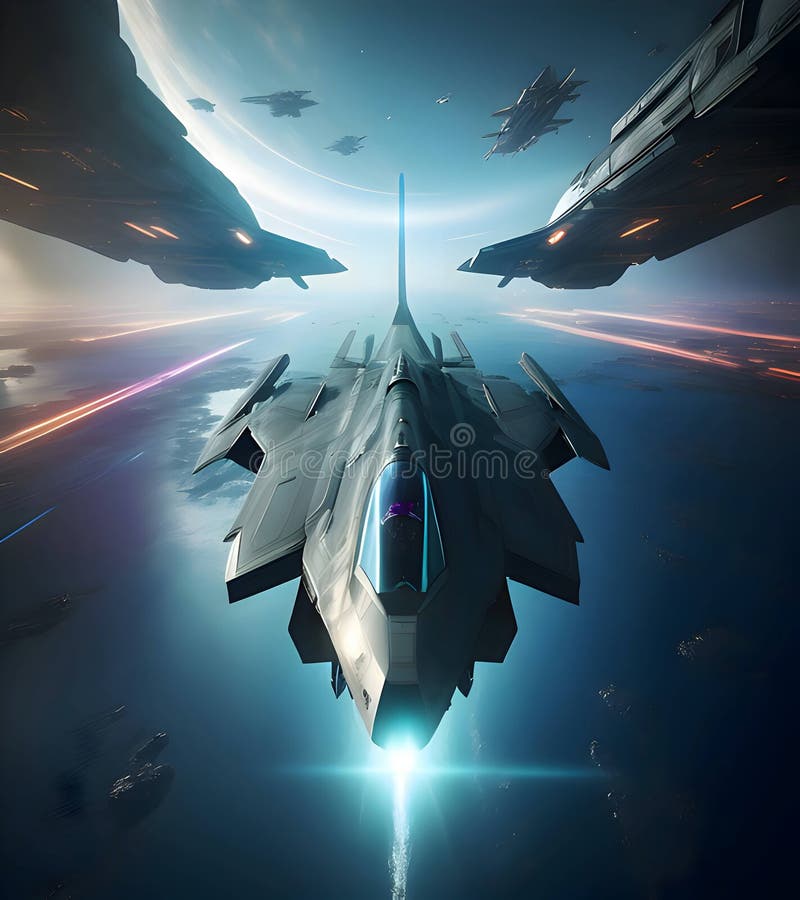 Exploring the Cosmos: Earth Viewed from a Celestial Vehicle Stock Image ...