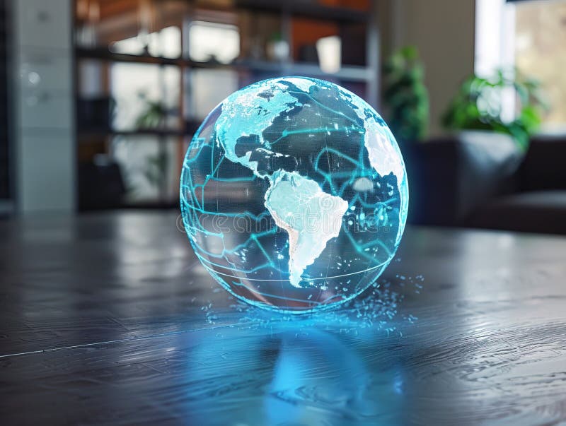 Planet Earth Visualization with Augmented Reality Transparent Planet ...