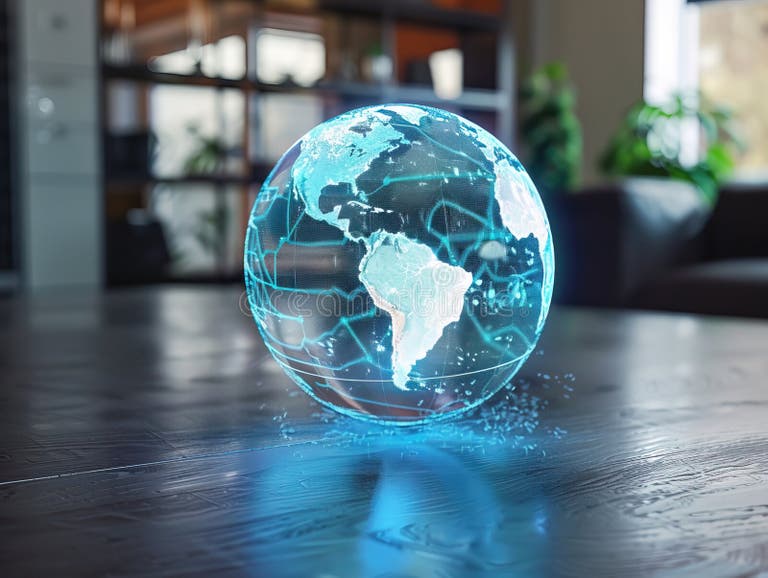 Planet Earth Visualization with Augmented Reality Transparent Planet ...