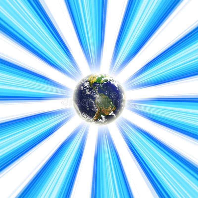 Planet Earth Vortex stock illustration. Illustration of land - 17736726