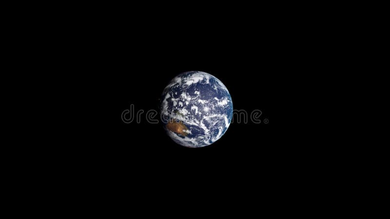 Planet Earth Which Appears Rotating Very Slowly - Zoom in and Out Stock Footage - Video of video ...