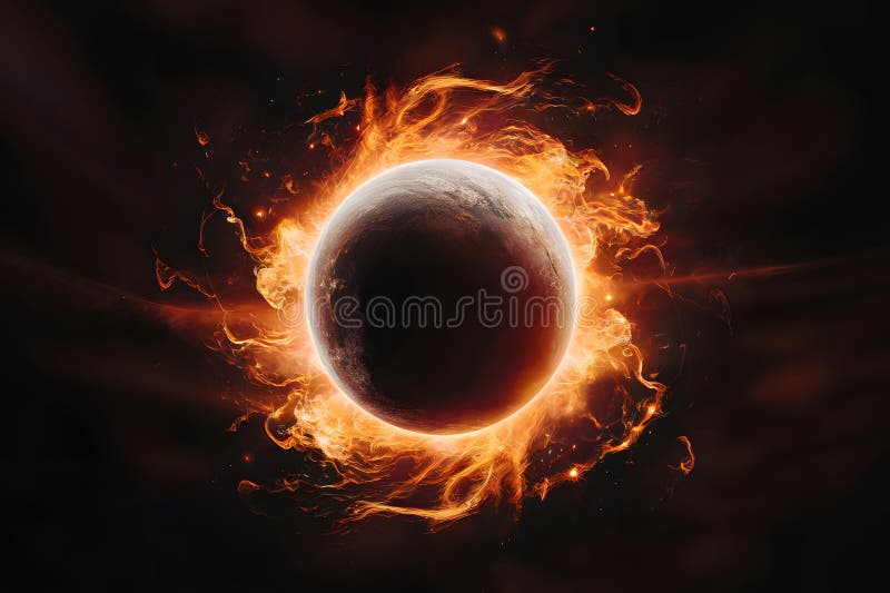 A Planet Engulfed in Flames Creates a Dramatic Cosmic Spectacle in ...