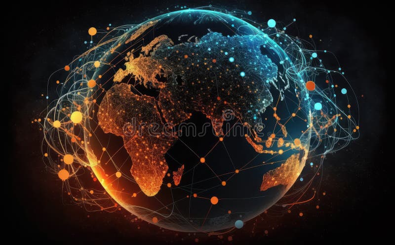 Planet Entangled in a Web of Internet Connections, High Technology ...