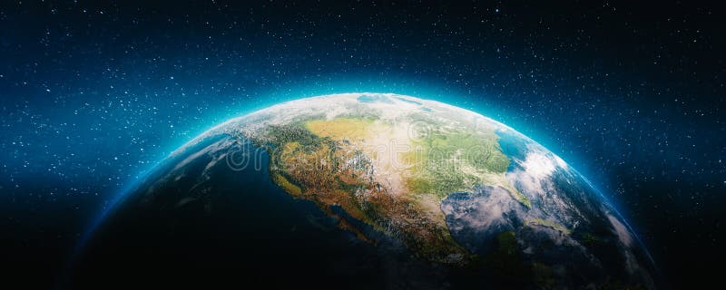 Planet Erde Amerika stock abbildung. Illustration von amerika - 272339356