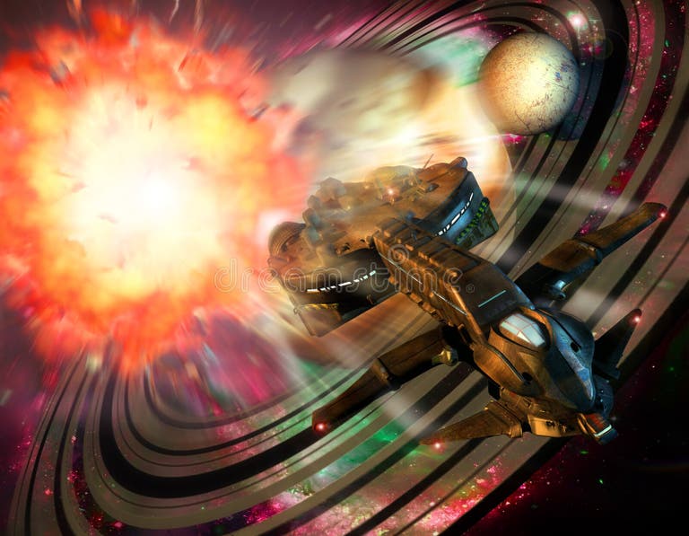 Planet explosion stock illustration. Illustration of fire - 16269098