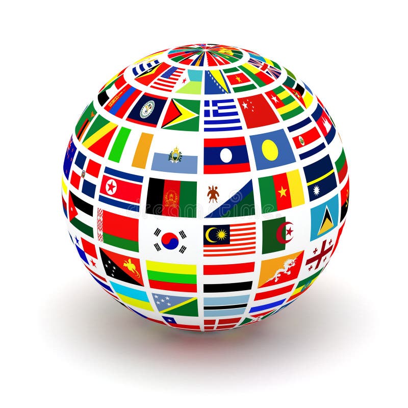 Planet flags stock illustration. Illustration of homeland - 37930980