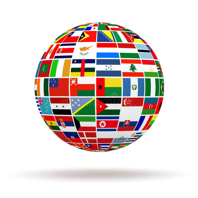 Planet flags stock illustration. Illustration of politics - 37488949