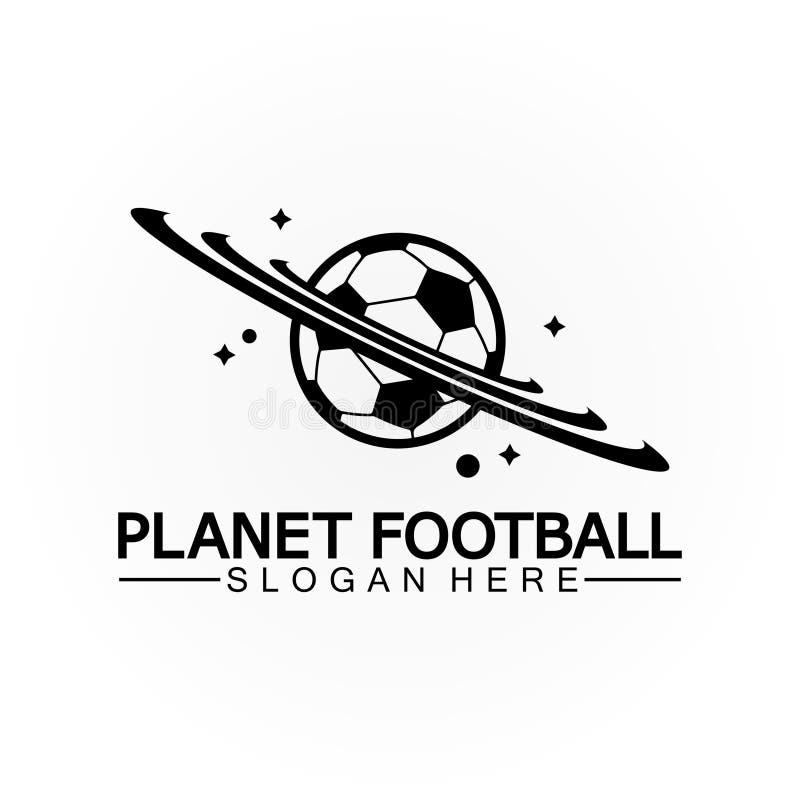 Planet Football or Planet Soccer Logo Vector Template Stock Vector ...