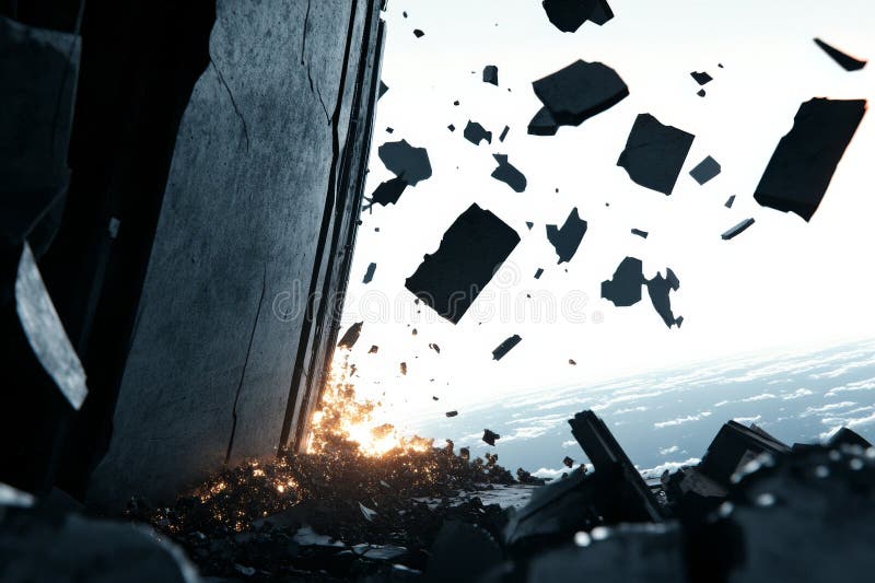 The Planet Fractures into Pieces, and the Waste Emerges from it ...