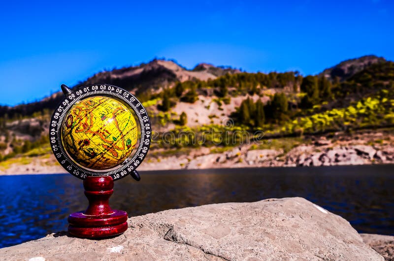 Planet Globe Earth stock image. Image of blue, planet - 307017945