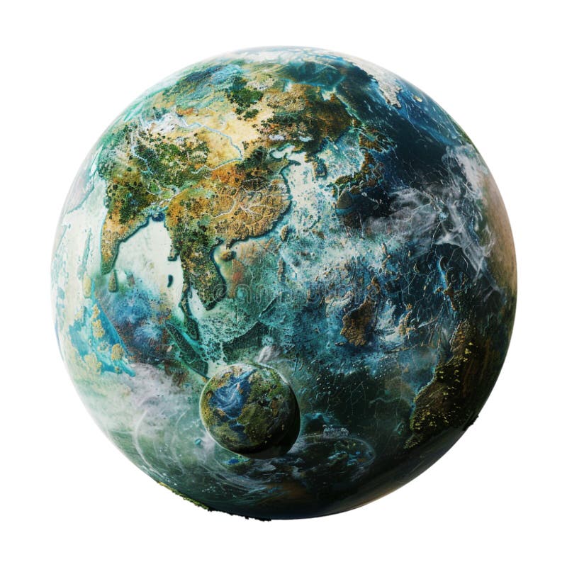 Planet Globe on Transparent Background - Ai Generated Stock ...