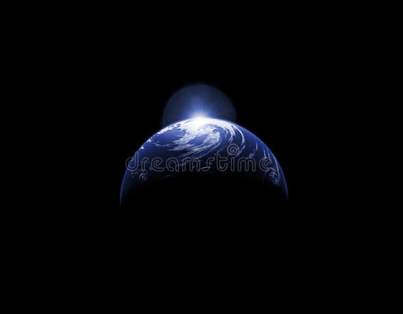 Planet Glow stock image. Image of generated, astronomy - 3644269