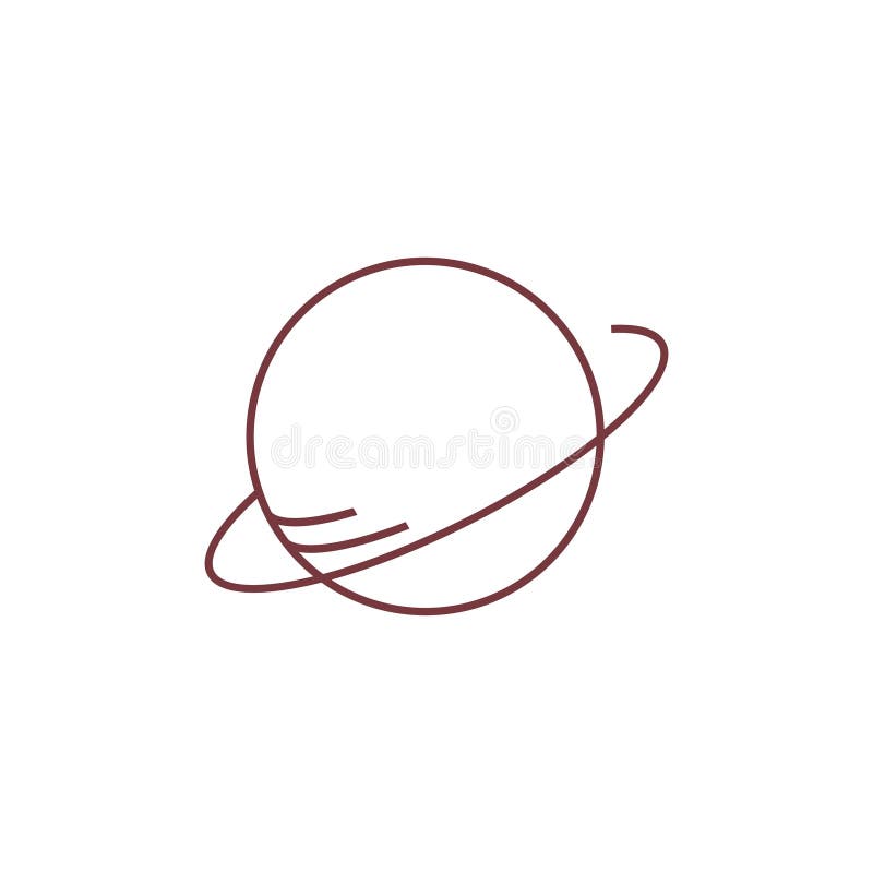 Planet Icon Logo Design Illustration Template Stock Illustration ...