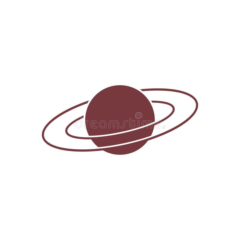Planet Icon Logo Design Illustration Template Stock Illustration ...