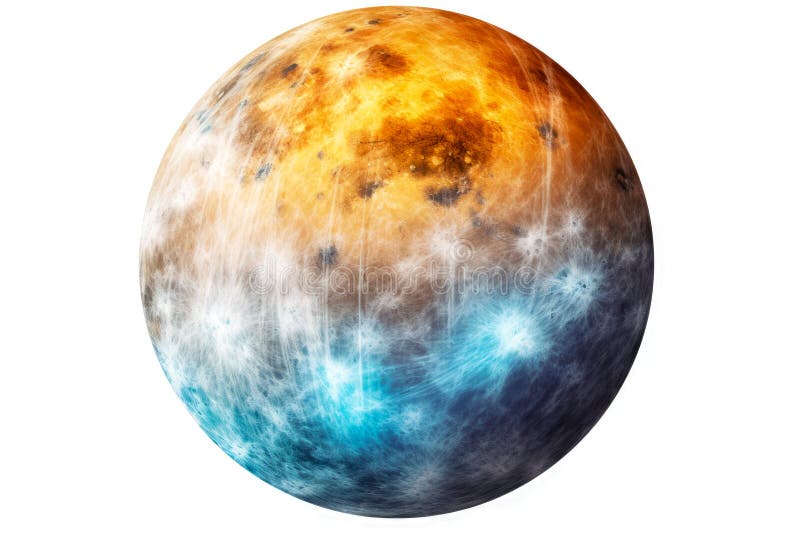 Planet Illustration on White Background Stock Image - Image of graphic ...