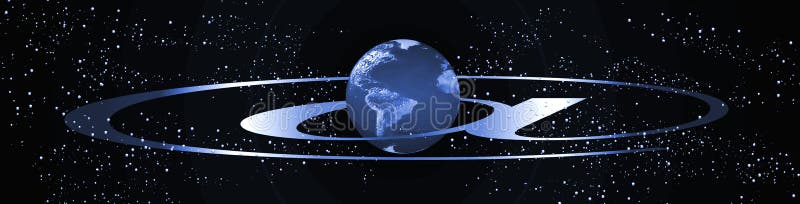 Planet internet banner stock illustration. Illustration of artistic ...