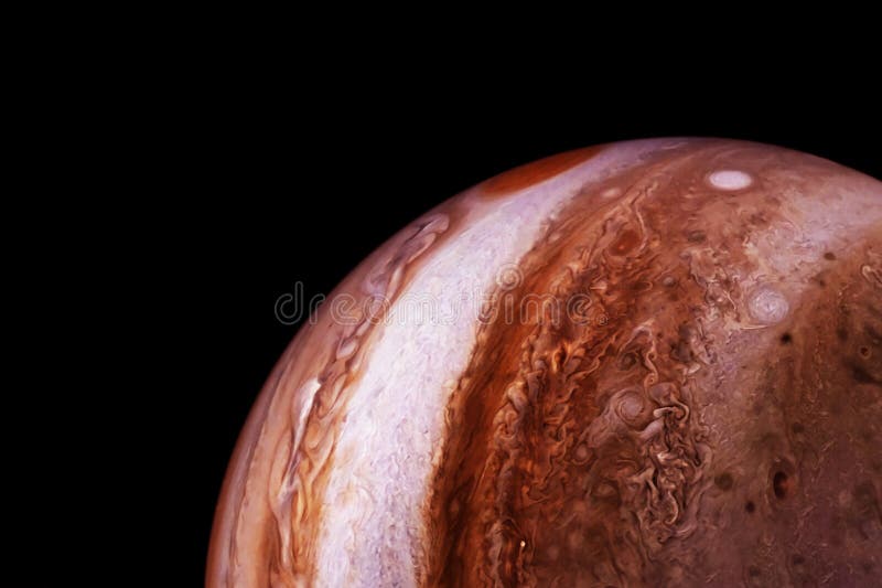 Surface of the Planet Jupiter. Elements of this Image Furnishing NASA ...
