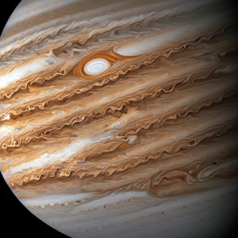 Planet Jupiter. Generative Artificial Intelligence Stock Illustration ...