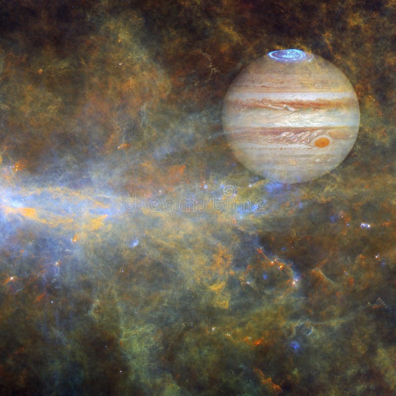 Jupiter in Outer Space. Elements of this Image Furnished by NASA Stock ...