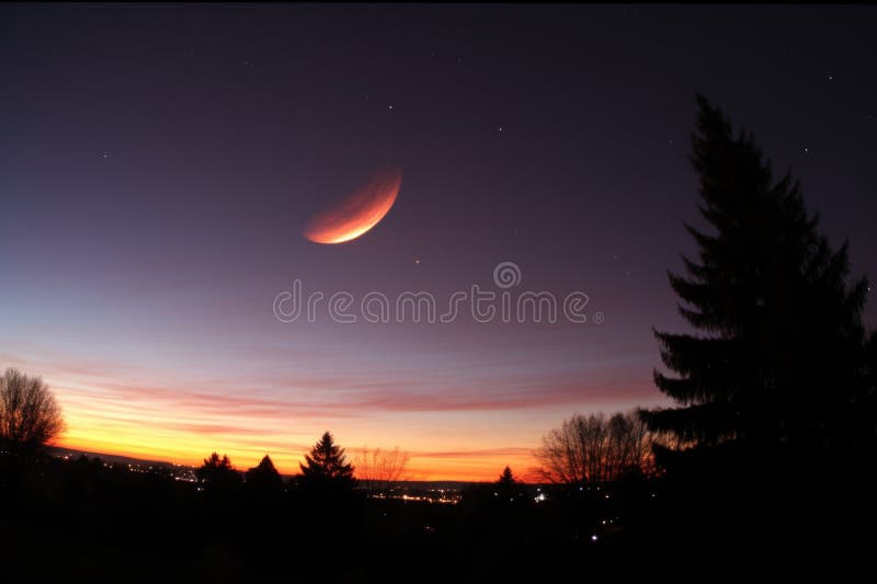 Planet Jupiter in the Sky during Solstice Stock Image - Image of ...