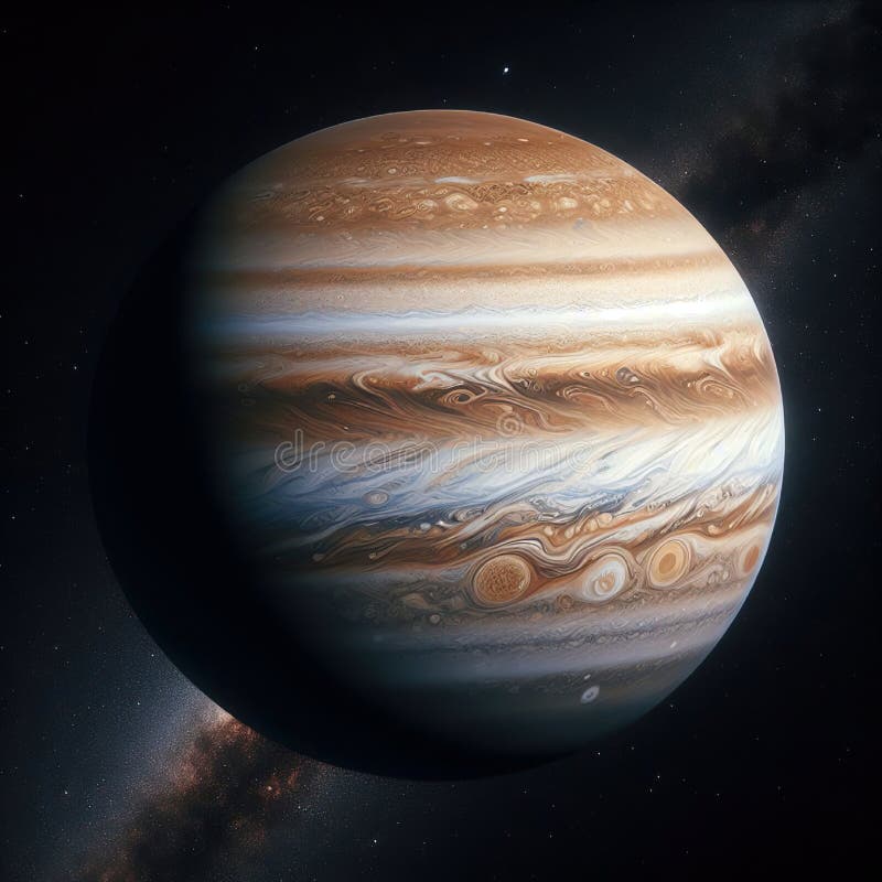 Planet Jupiter Comparison Visual Gains in Ultraviolet, Visible, Near ...