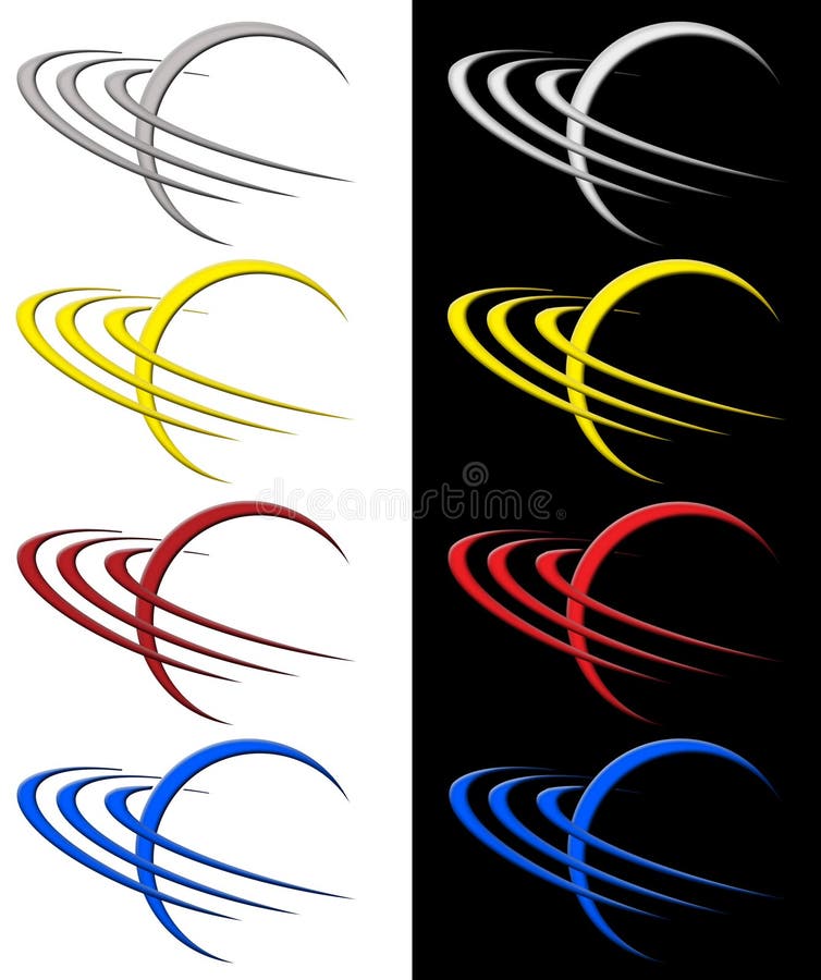 Planet Logo stock vector. Illustration of company, logo - 18075784