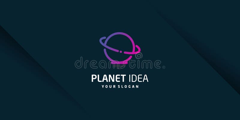 Planet Logo Template with Creative Elements for Business Premium Vector ...