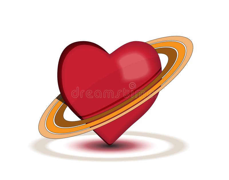 Planet Love stock vector. Illustration of couple, romance - 37500544