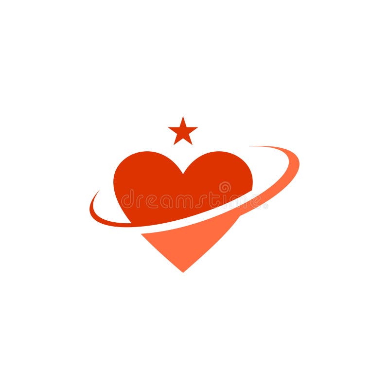 Planet of Love Icon, Love and Heart Vector Stock Vector - Illustration ...