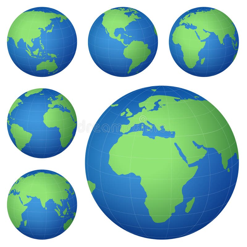 Planet map stock vector. Illustration of planet, nation - 3467294