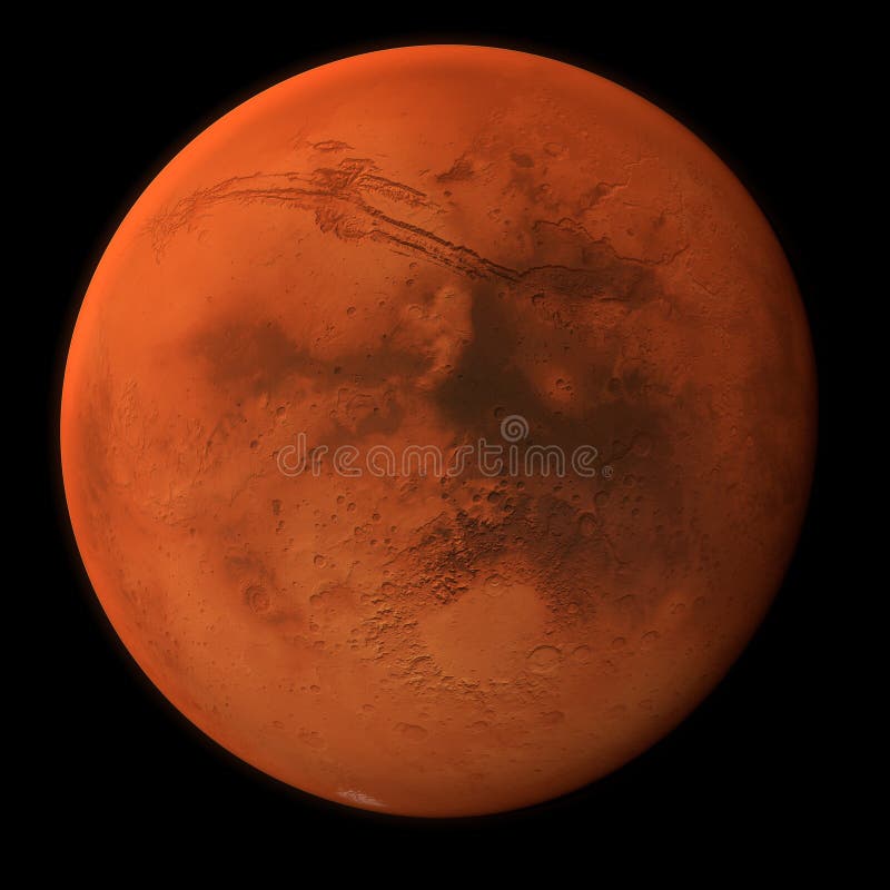 The Planet Mars in High Resolution - Located in the Same Solar System ...